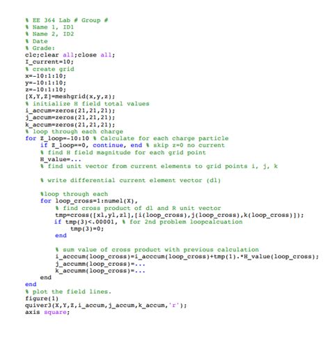 Solved Ee 364 Lab 7 Magnetic Fields Lab Overview This Lab