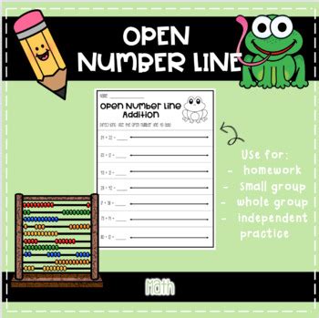 Open Number Line Addition By Katelyn Hubener TPT