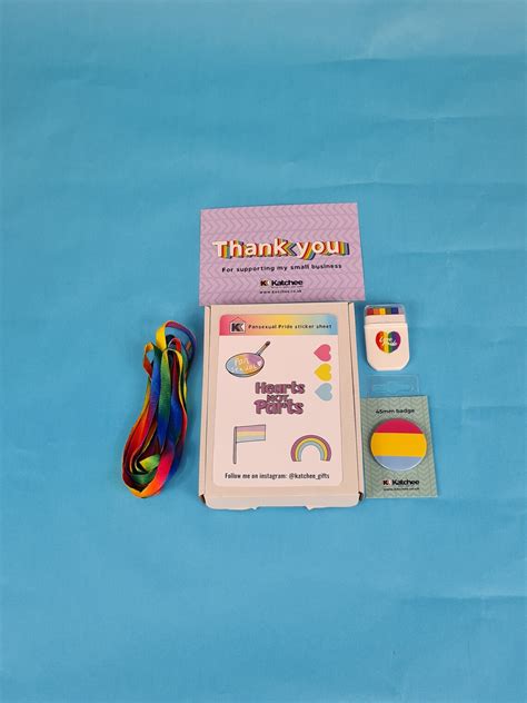 Pansexual Pride Box Coming Out T Pride Starter Pack Etsy