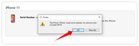 See Iphone Error 4013 Learn To Fix Iphone Could Not Be Restored
