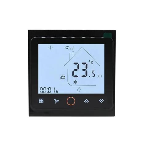 Modbus Thermostat Htw FT On Off Valve Output Smart Fan Coil Temperature Controller Fan Coil