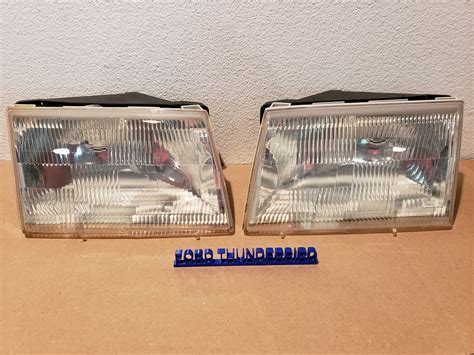 1987 1988 Ford Thunderbird Headlights Pair 1 Included Is A 3d