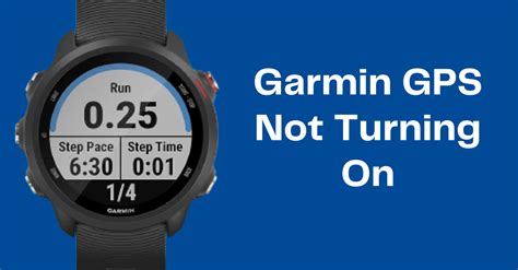 Garmin GPS Not Turning On How To Fix Your Garmin GPS