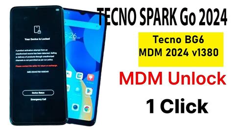 Unlocking Tecno Bg6 Mdm — A Guide To Permanent File 2024 V1380 Firmware By Tech Gsm Hub Medium