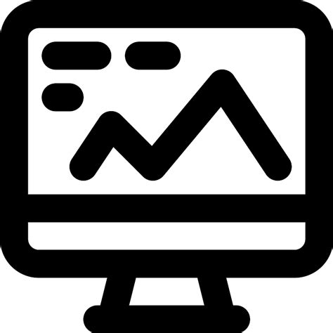 Analytics Laptop Vector Svg Icon Svg Repo