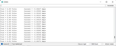 measuring power consumption with arduino uno and acs712 current sensor