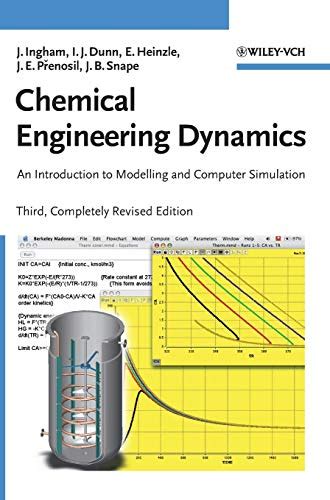 9783527316786 Chemical Engineering Dynamics An Introduction To Modelling And Computer