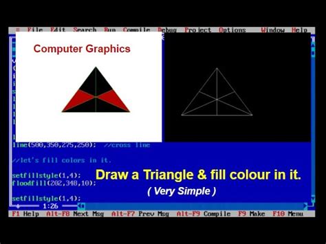 How To Draw Triangle In Computer Graphics