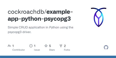 Github Cockroachdbexample App Python Psycopg3 Simple Crud