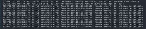 Bug 225 Remote Error Tls Unknown Certificate · Issue 323