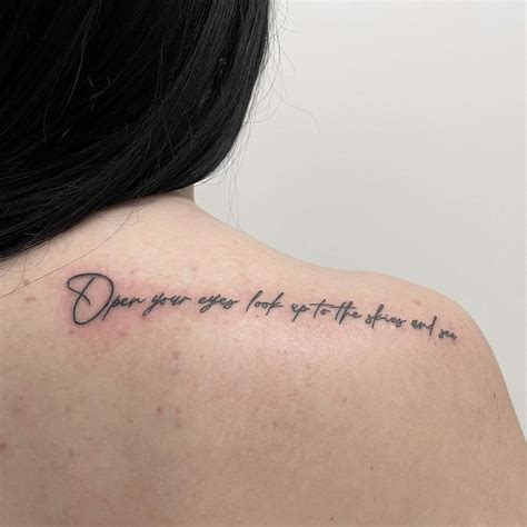 Shoulder Blade Tattoos
