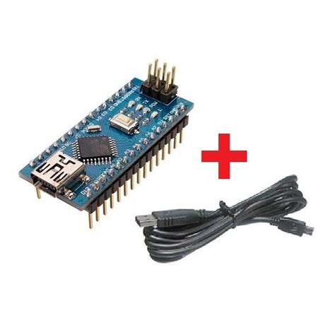 Placa Microcontroladora Para Arduino Nano Atmega328 Compatível Beecost