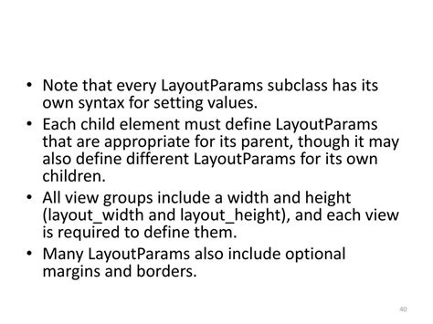 Android 9 Layouts Kirk Scott Ppt Download