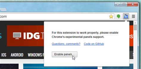 Panel Tabs Separate Any Chrome Tab Into A Floating Panel