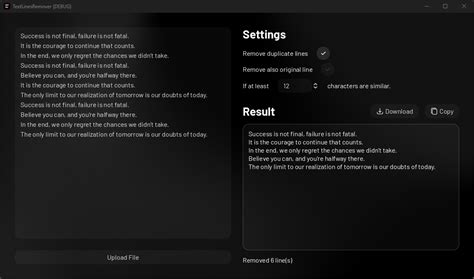 text lines remover by malaga games