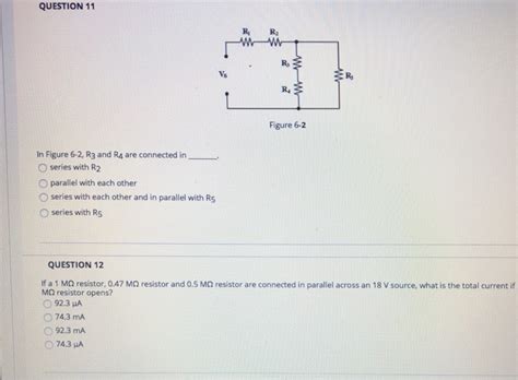 Solved Question 7 Ri Rs R4 Figure 6 2 If R1 50 Kq R2 10