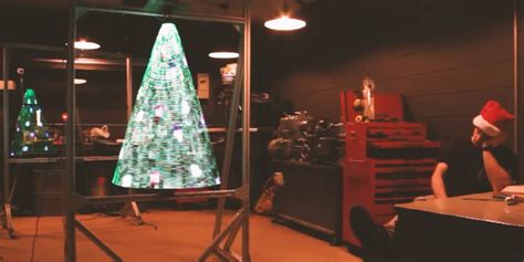 홀로그램 크리스마스트리 테크레시피