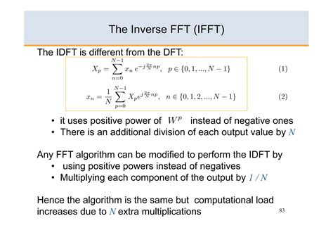 Fast Fourier Transform Pdf Physics Science