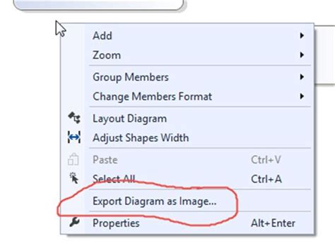 Visual Studio 2013 Class Diagram