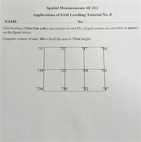 Solved Spatial Measurements Se 212applications Of Grid