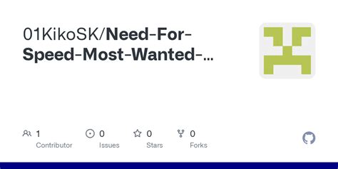 GitHub 01KikoSK Need For Speed Most Wanted 2012 Cheat Engine Cheat Menu