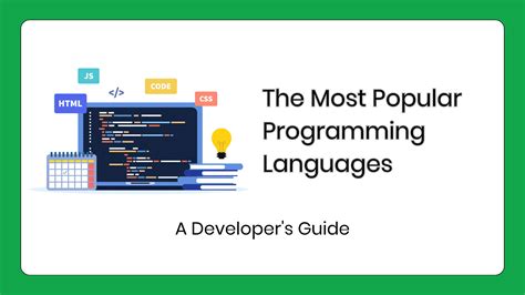 the most popular programming languages a developer s guide