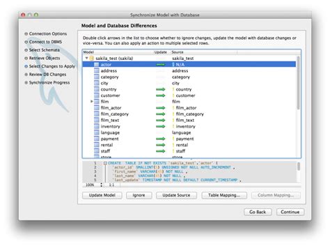 Mysql Mysql Workbench 60 Model Synchronization Improvements