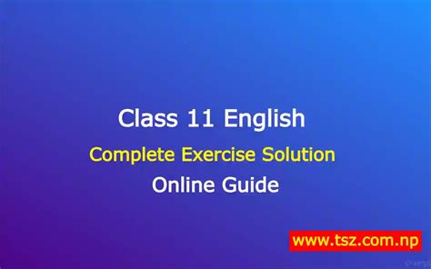 Class 11 English Notes Guide And Summary 2080 The Sr Zone Class 11 English Notes Guide And Summary 2080 The Sr Zone