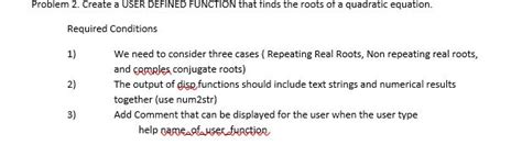 Solved Problem Create A USER DEFINED FUNCTION That Finds Chegg