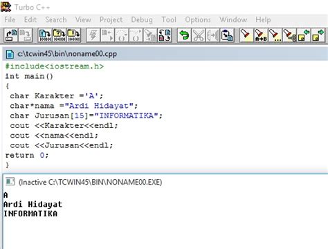 Pengenalan Tipe Data C Scriptkom