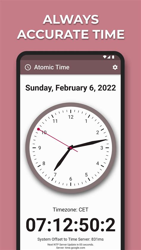 Atomic Time NTP Clock Sync APK Para Android Download
