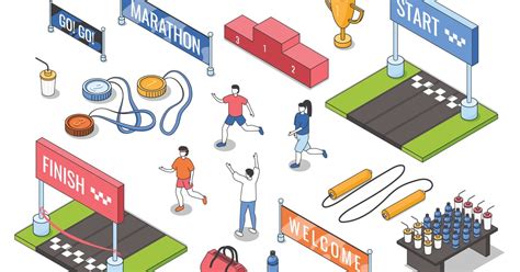 Marathon Isometric Elements Objects Ft Isometric And Isometry Envato