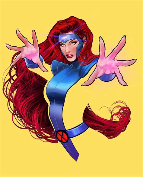 Jean Grey As Phoenix Marvel Comics Art Jean X Men Jean Grey 90s