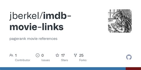 GitHub Jberkel Imdb Movie Links Pagerank Movie References