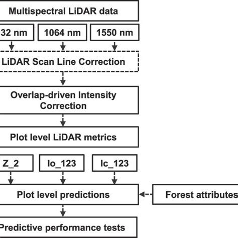 Overall Data Processing Workflow The Three Groups Of Plot Level Lidar