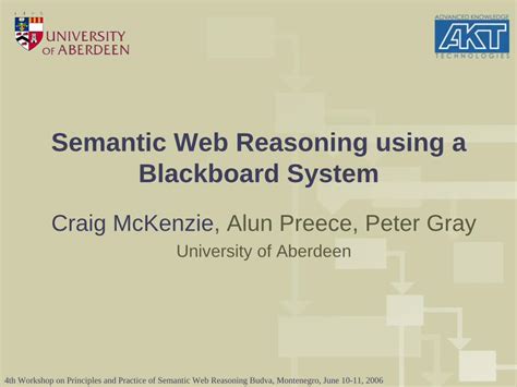 Pdf Implementing A Semantic Web Blackboard System Using Jena
