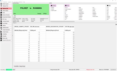 Ibex Gui Perspective And Help Page For Showing Moxa Port Com Mappings