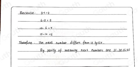 Solved 10 Carol Has Written A Number Pattern That Begins With 1 3 6