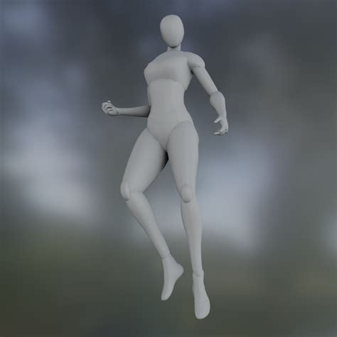 Lucca On Twitter Finished Setting Up A Base Female Mesh For Illustration Reference The OG