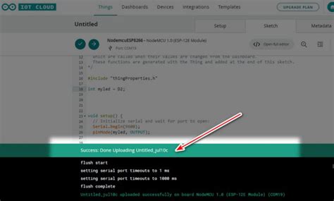 آموزش کار با پلتفرم Arduino IOT Cloud بخش پنجم پروژه کنترل لامپ LED