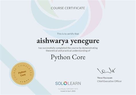 Learning Python Aishwarya Yenegure