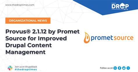 Provus® 2112 By Promet Source New Features For Improved Drupal