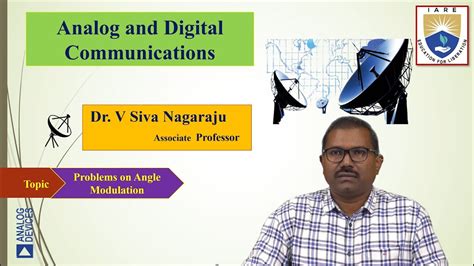 Problems On Angle Modulation By Dr V Siva Nagaraju Youtube