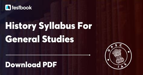 History Optional Syllabus For UPSC CSE Exam 2024 PDF Download