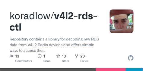 Github Koradlowv4l2 Rds Ctl Repository Contains A Library For Decoding Raw Rds Data From