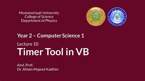Lecture Timer Tool In Visual Basic YouTube