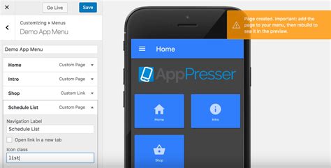 how to create mobile app for wordpress with custom data