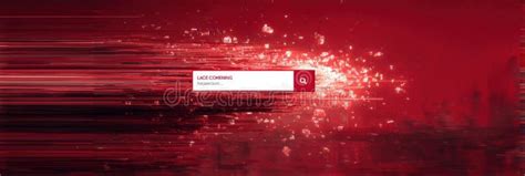 Glitched Login Field With Red Blinking Effect On The Right Side In A Digital Environment Stock