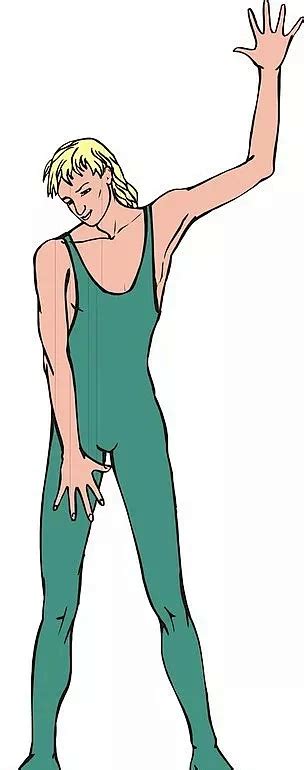 手绘五指张开的跳健身操的男人插画 健身操 卡通画 绿色衣服 男人 生活百科 矢量素材 手绘 儿童卡通画 卡通画人物 卡通画人物图片 情侣卡通画 花瓣网