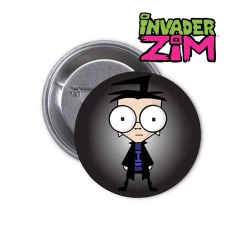 Значок Invader Zim завойовник зім — ціна 35 грн у каталозі Брошки Купити аксесуари за доступною